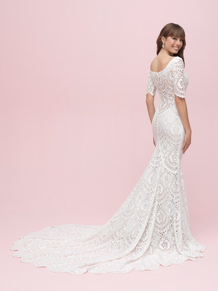 ALLURE ROMANCE 3209 |LACE WEDDING DRESS |BOHO DRESS